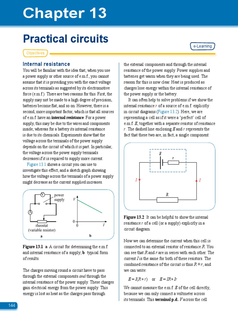 COAS P1 Ch13 It | PDF | Electrical Resistance And Conductance | Resistor