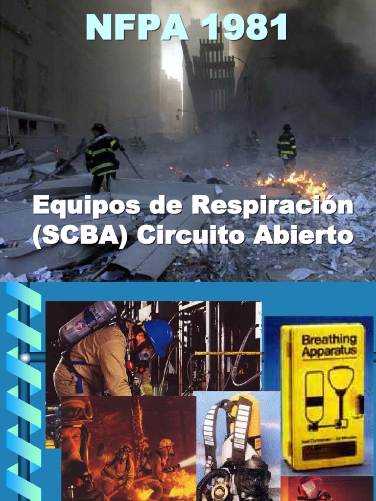 Normas SCBA NFPA 1981: Uso y Mantenimiento | PDF | Sistema respiratorio ...