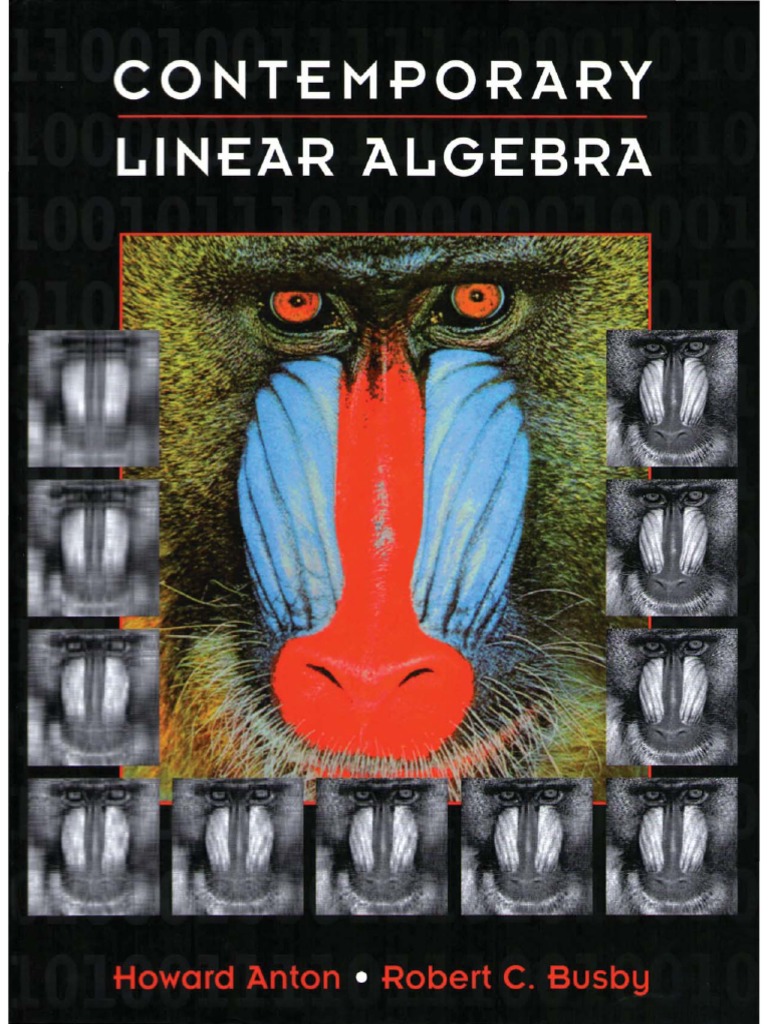 (Book) Contemporary Linear Algebra by Howard Anton, Robert C. Busby ...