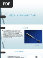 Escala y Medida de Grados Baumé | PDF | Concentración | Densidad