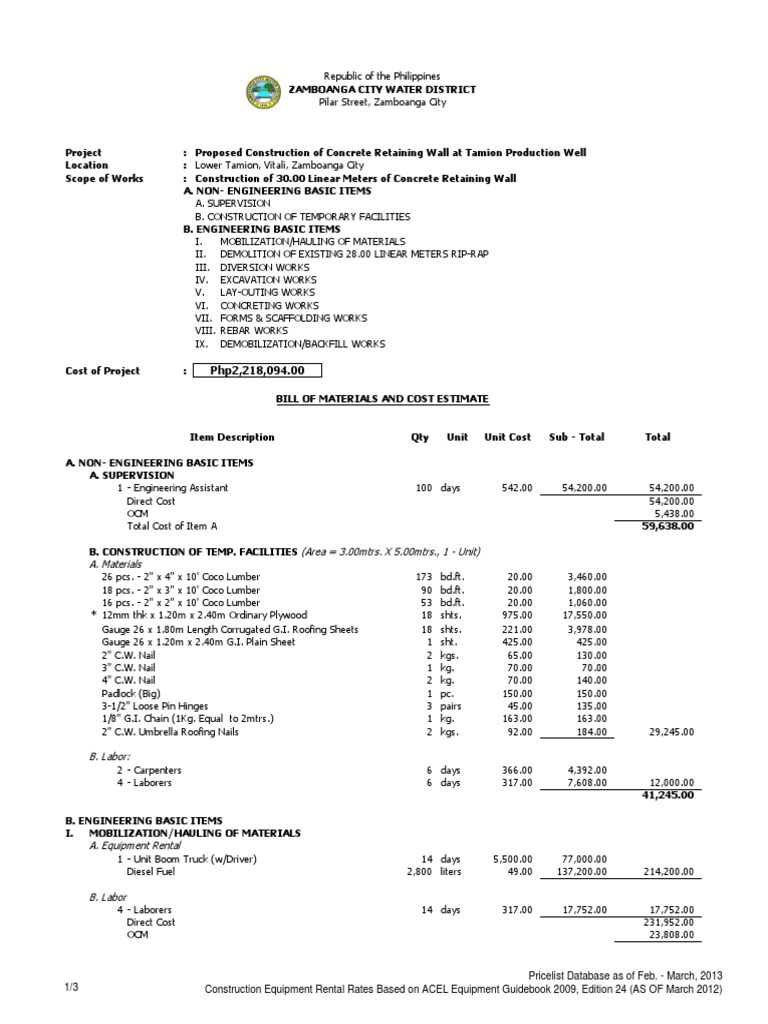 Vitali Retng Wall (Dupa Format) | PDF | Value Added | Value Added Tax