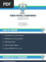 Football Academy Project Proposal | PDF | Revenue | Expense