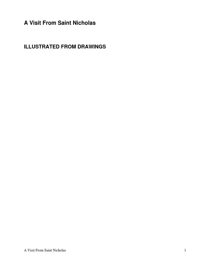 A Visit From Saint Nicholas by Moore, Clement Clarke, 1779-1863 ...