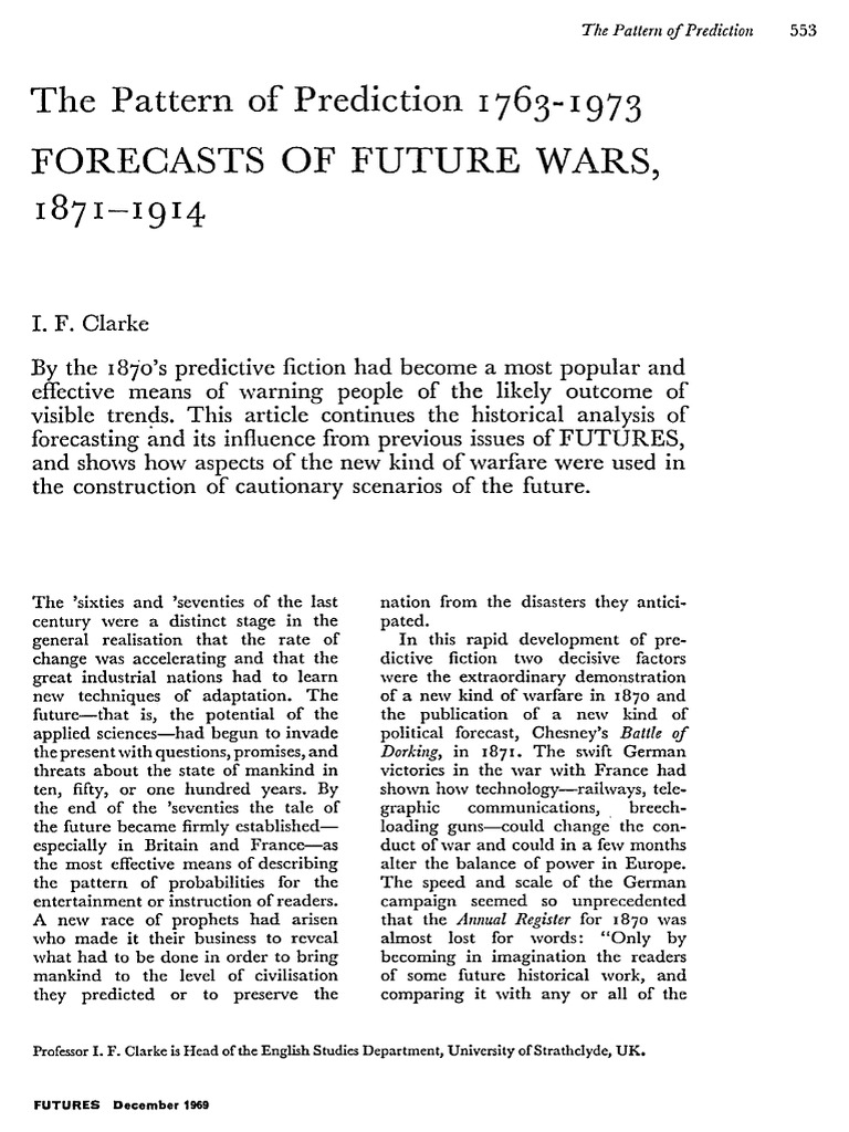 Forecasts of Future Wars,: The Pattern of Prediction | Download Free ...