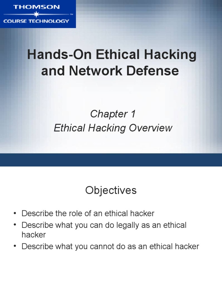 Hands-On Ethical Hacking and Network Defense | PDF | Security Hacker | White Hat (Computer Security)