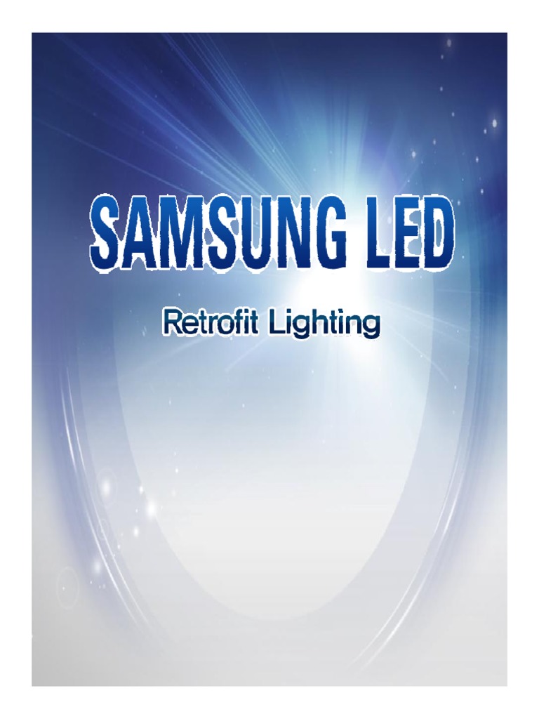 Samsung LED Lighting Products Catalogue | PDF | Lighting | Incandescent ...