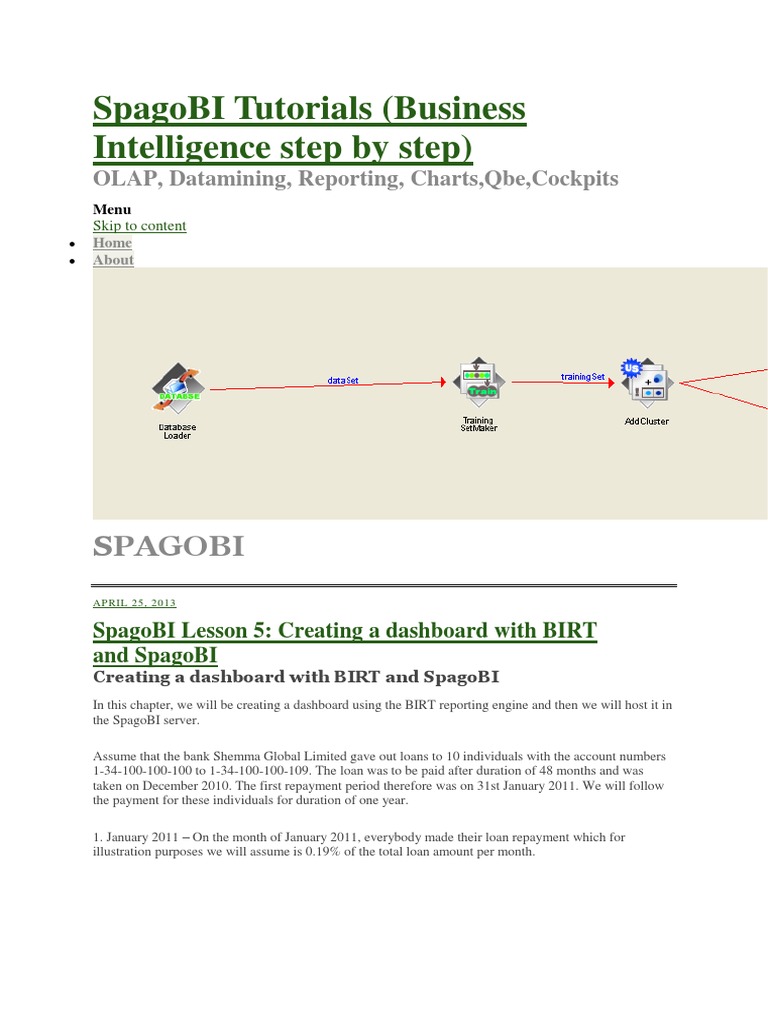 SpagoBI Tutorials | Download Free PDF | Data Management | Digital ...