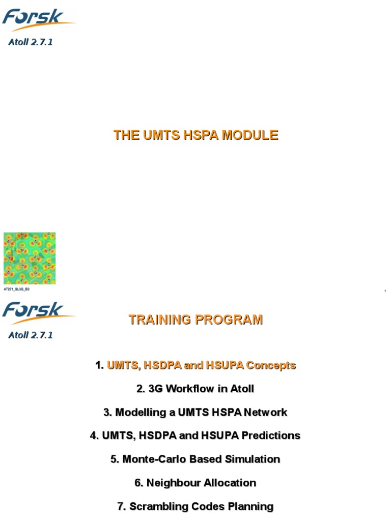 The Umts Hspa Module | PDF | High Speed Packet Access | Telecommunications Standards