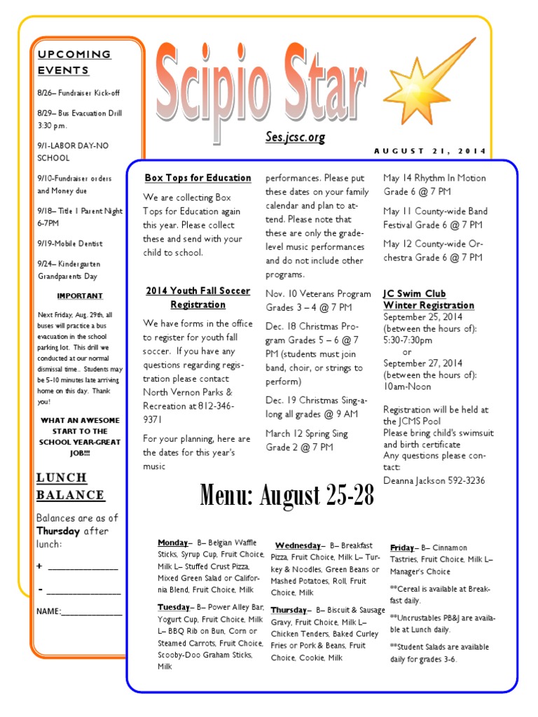 Scipio Star 08212014 | PDF | Fruit | Pizza