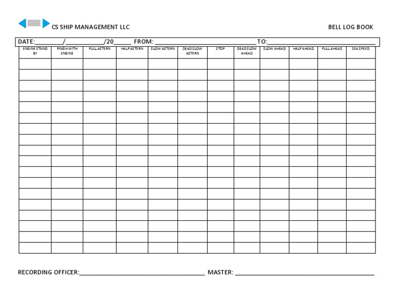 Bell Log Book | PDF