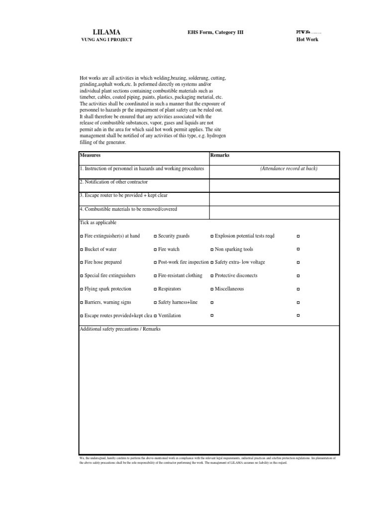 PTW Site Instruction New | PDF | High Voltage | Safety