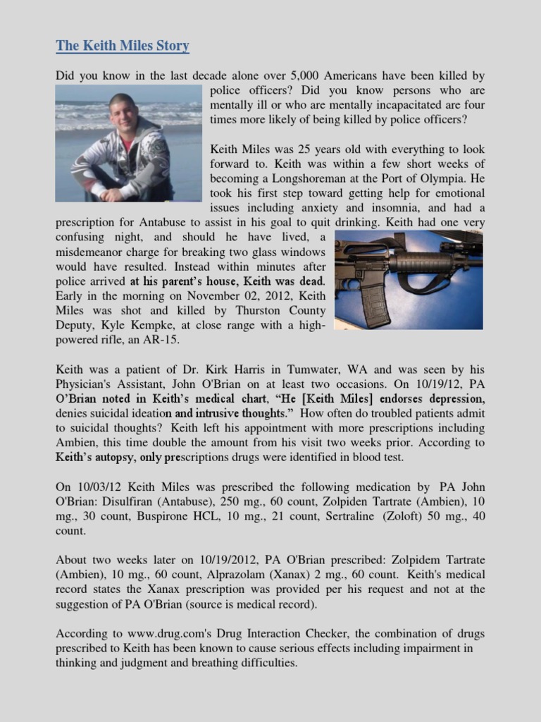 Keith Miles Story - Printable PDF 8 25 2014 | PDF | 9 1 1 | Police