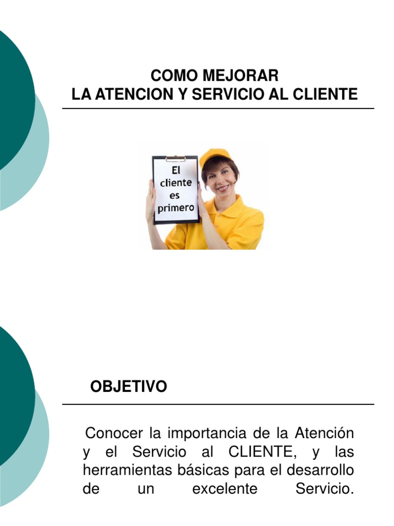 Curso de Capacitacion Atencion y Servicio Al Cliente | PDF | Servicio ...