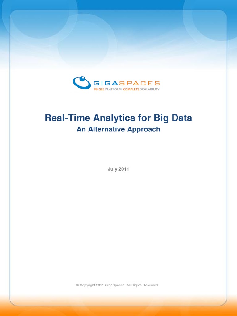 Real Time Analytics For Big Data | PDF | Scalability | Information ...