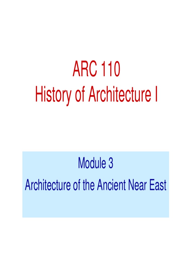 Architecture of The Ancient Near East | PDF | Babylon | Sumer