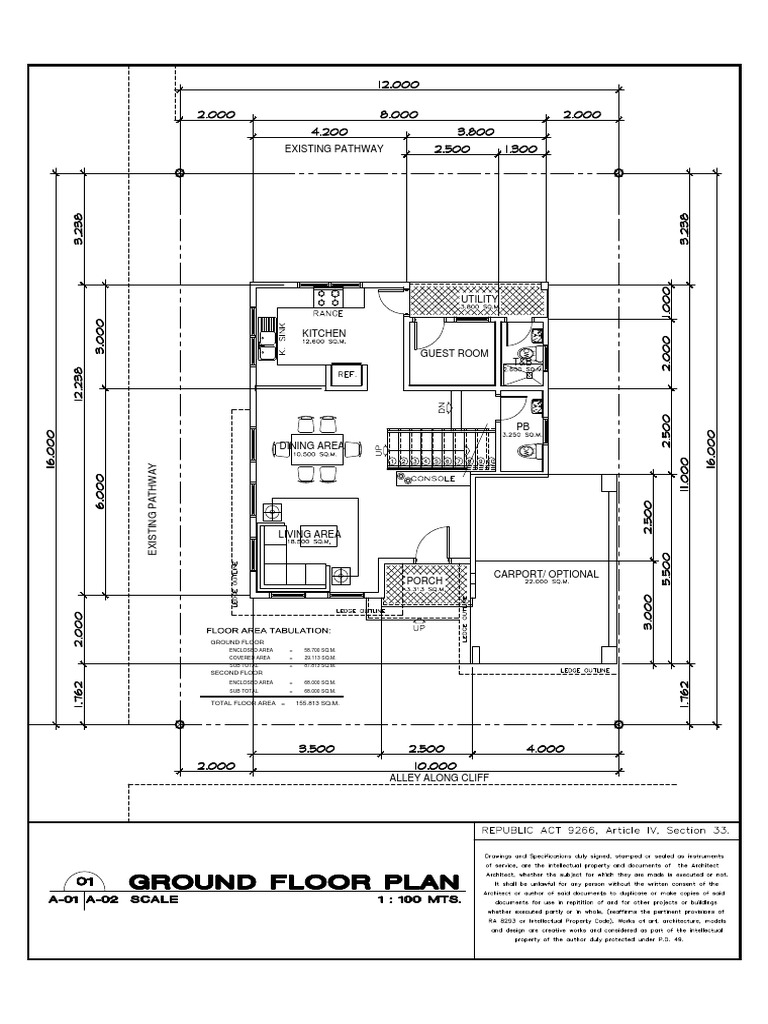 Sample Residential Floor PLan | PDF