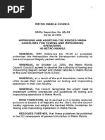 MMDA Towing and Impounding Guidelines | PDF | Road | Traffic