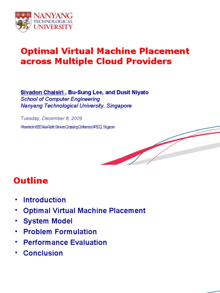 Optimal VM Placement in Cloud Systems | PDF | Virtual Machine | Cloud ...
