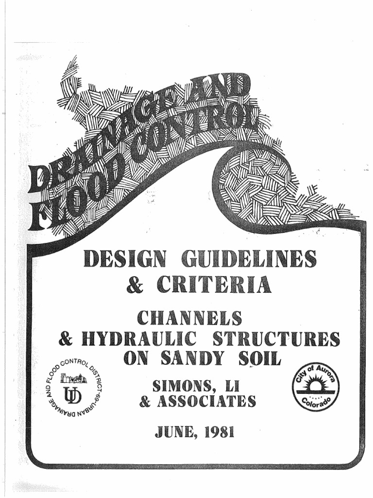 Design Guidelines for Drop Structures | PDF | Sediment | River