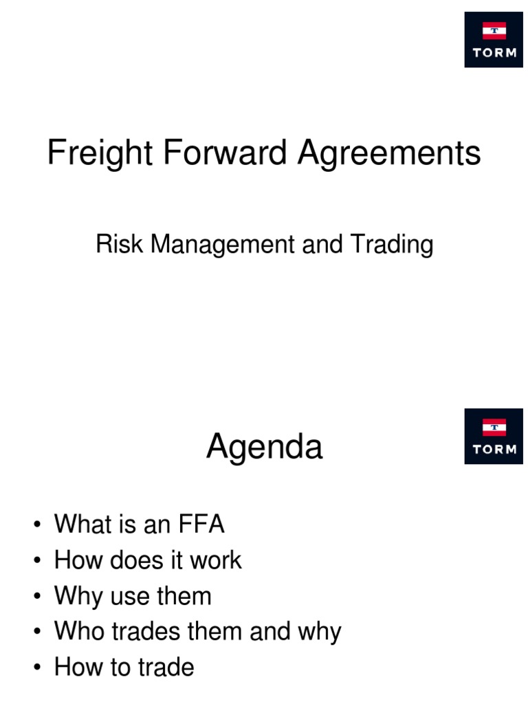 Freight Forward Agreements | PDF | Hedge (Finance) | Over The Counter ...