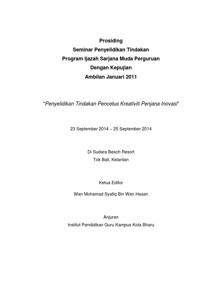 Contoh Prosiding | PDF