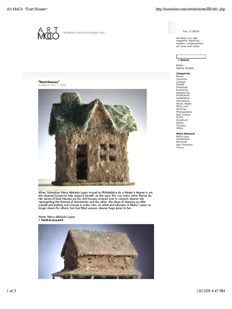 Dust Houses | PDF | Art | Lifestyle