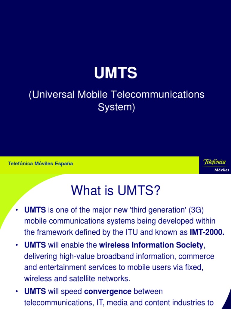 Umts | PDF | Code Division Multiple Access | Computer Network
