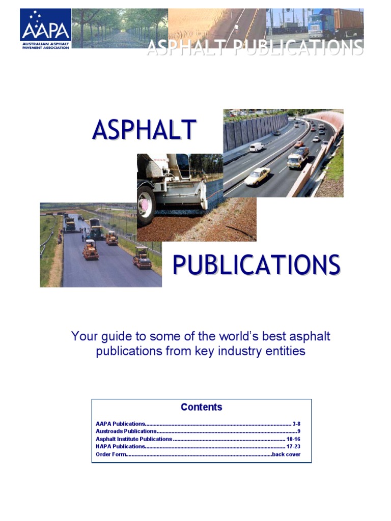 Asphalt Publications 202009 | PDF | Road Surface | Asphalt