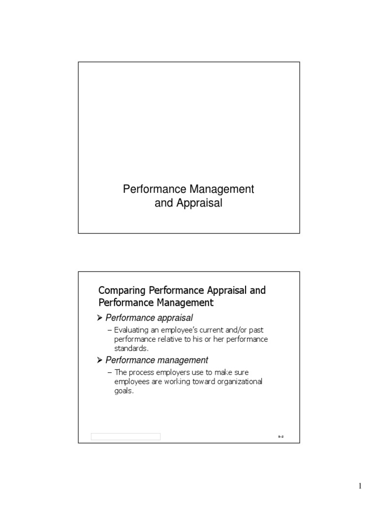 Performance Appraisal | PDF | Performance Appraisal | Behavioural Sciences