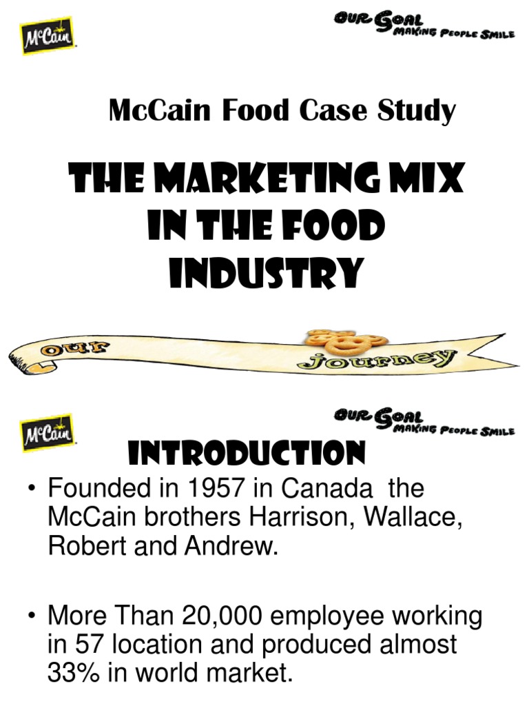 McCain Food Case Study | PDF | Supermarket | Retail