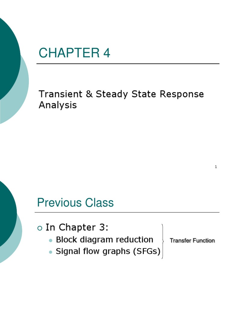 Transient & Steady State Response Analysis | PDF | Applied Mathematics | Electrical Engineering