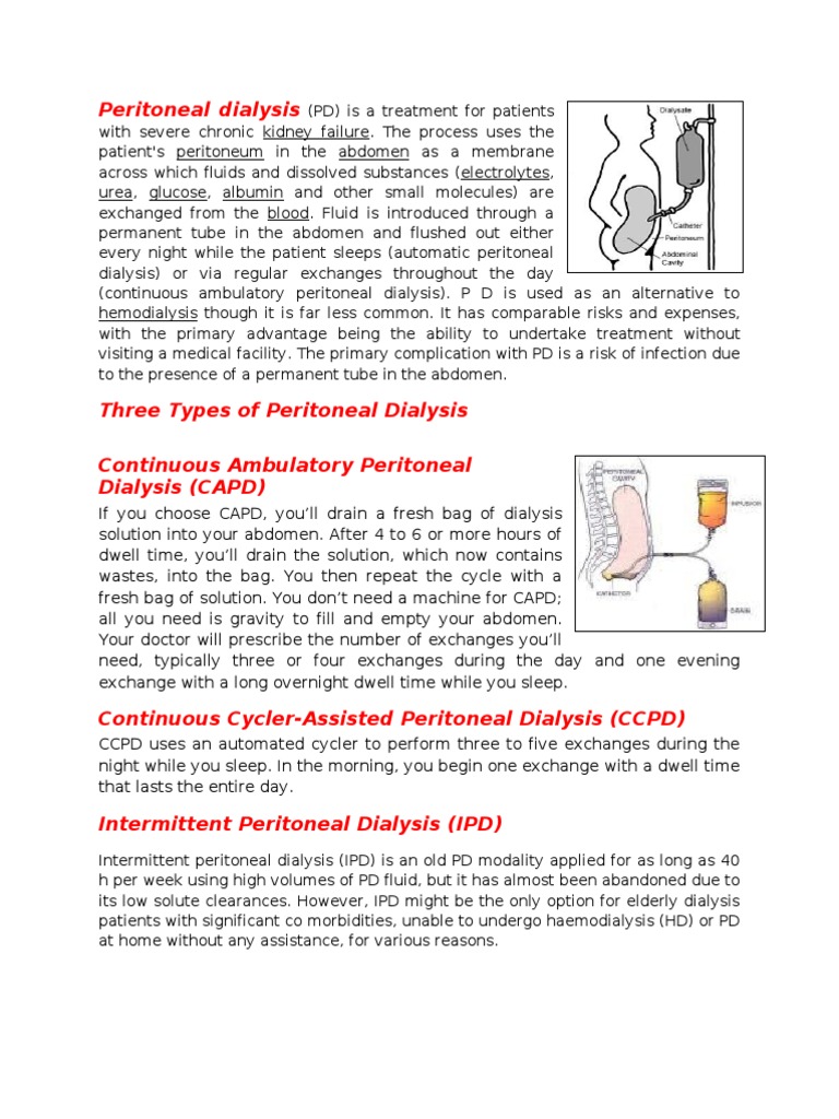 Peritoneal Dialysis | PDF