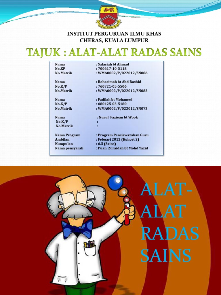 Alat-Alat Radas Sains | PDF