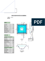 Hoja Calculo de Reservorio de Geomembrana | PDF | Hogar, jardinería y bricolaje
