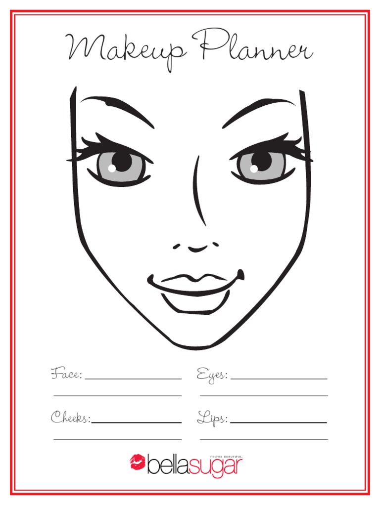 Bellasugar Makeup Planner | PDF
