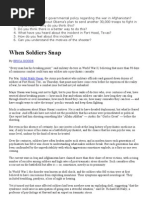 Soldier's Heart Novel | PDF | Bullet | Rifle