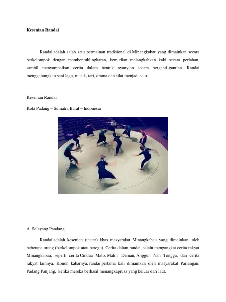 Kesenian Randai | PDF