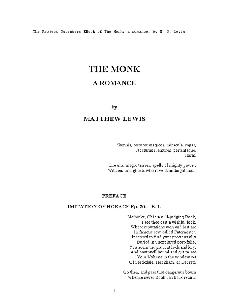 The Monk | PDF | Sermon