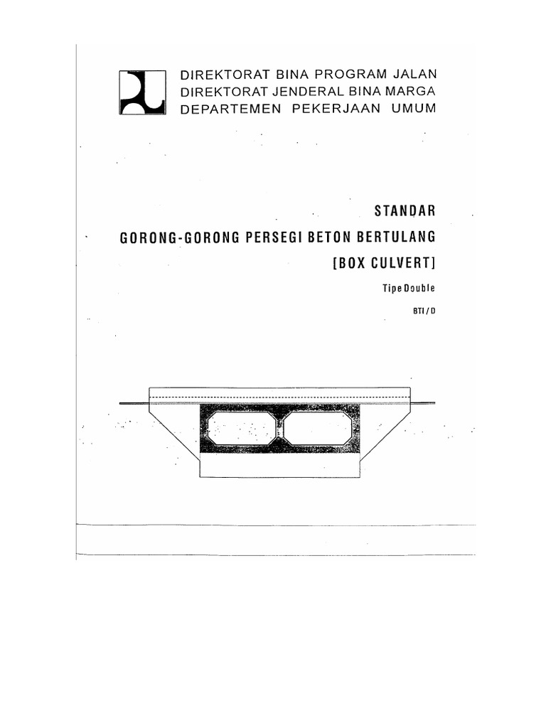 Standar Box Culvert | PDF