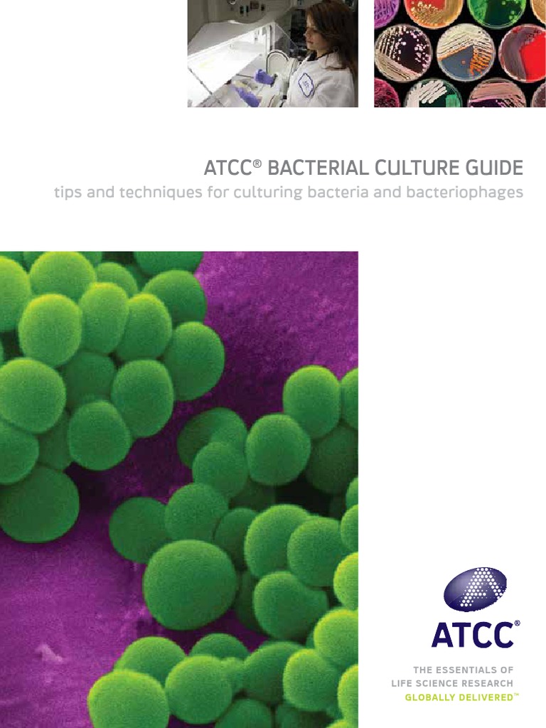 ATCC® Bacterial Culture Guide | Bacteria | Freeze Drying