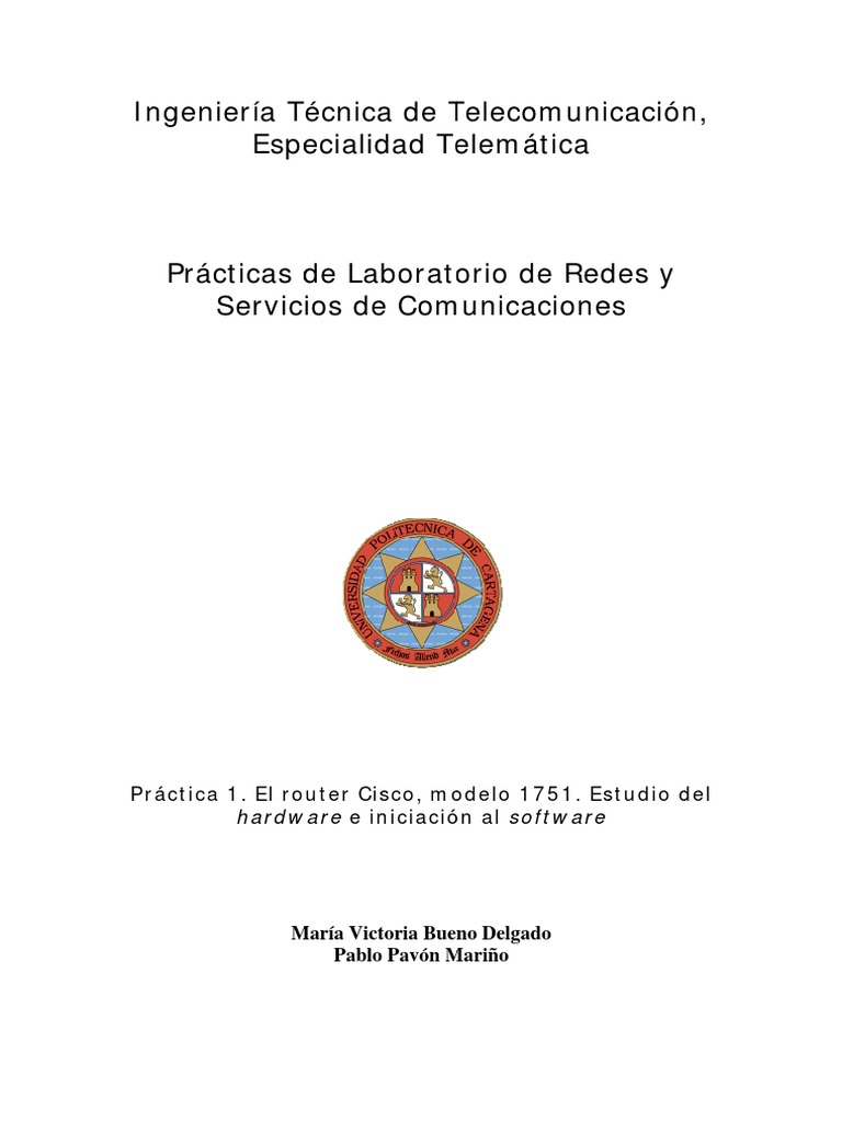 Configuración básica del router Cisco 1751 | PDF | Enrutador ...