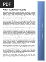 Culturaltypes The Lewis Model | PDF