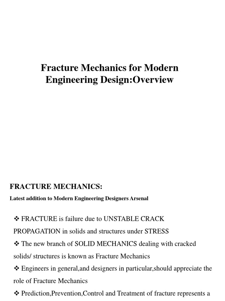 Fracture Mechanics | PDF | Fracture Mechanics | Fracture