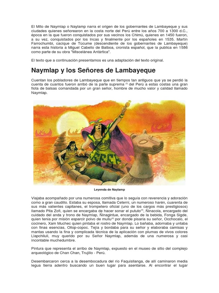 Naymlap y Los Señores de Lambayeque | PDF | Imperio Inca | Perú