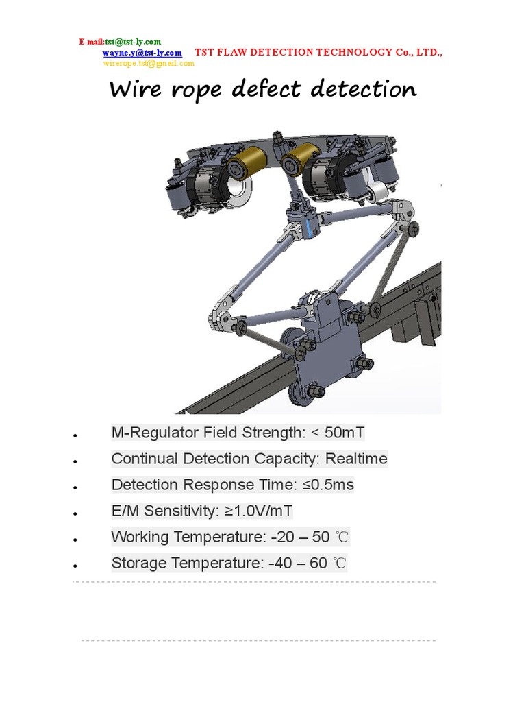 Wire Rope Defect Detection | PDF | Rope | Manufactured Goods