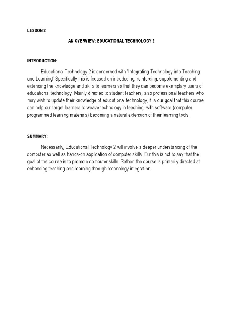 Integrating Technology in Education | PDF | Computers