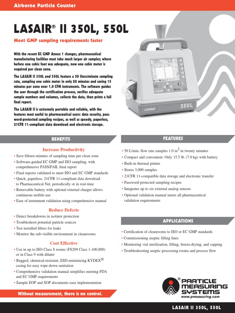Lasair II 350L | PDF | Flow Measurement | Computing And Information ...