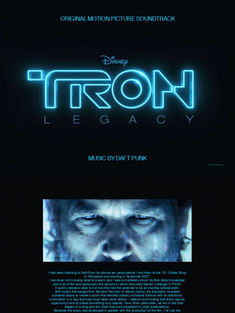 Digital Booklet - TRON Legacy | Leisure | Entertainment (General)