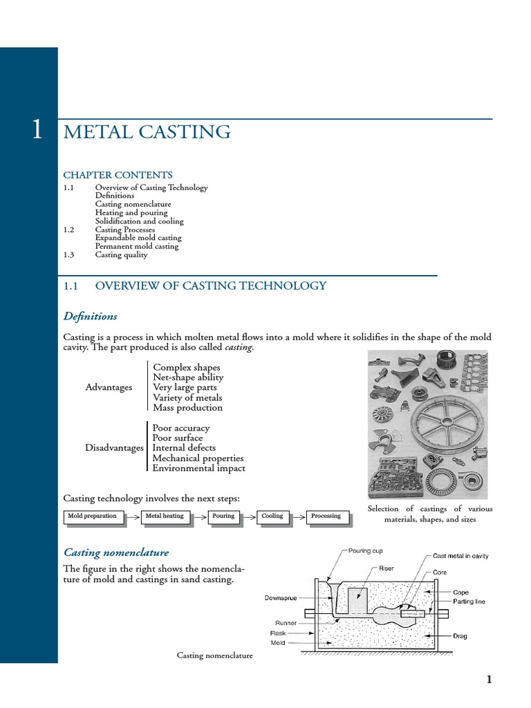 Casting Techniques and Quality Control | PDF | Casting (Metalworking) | Forging