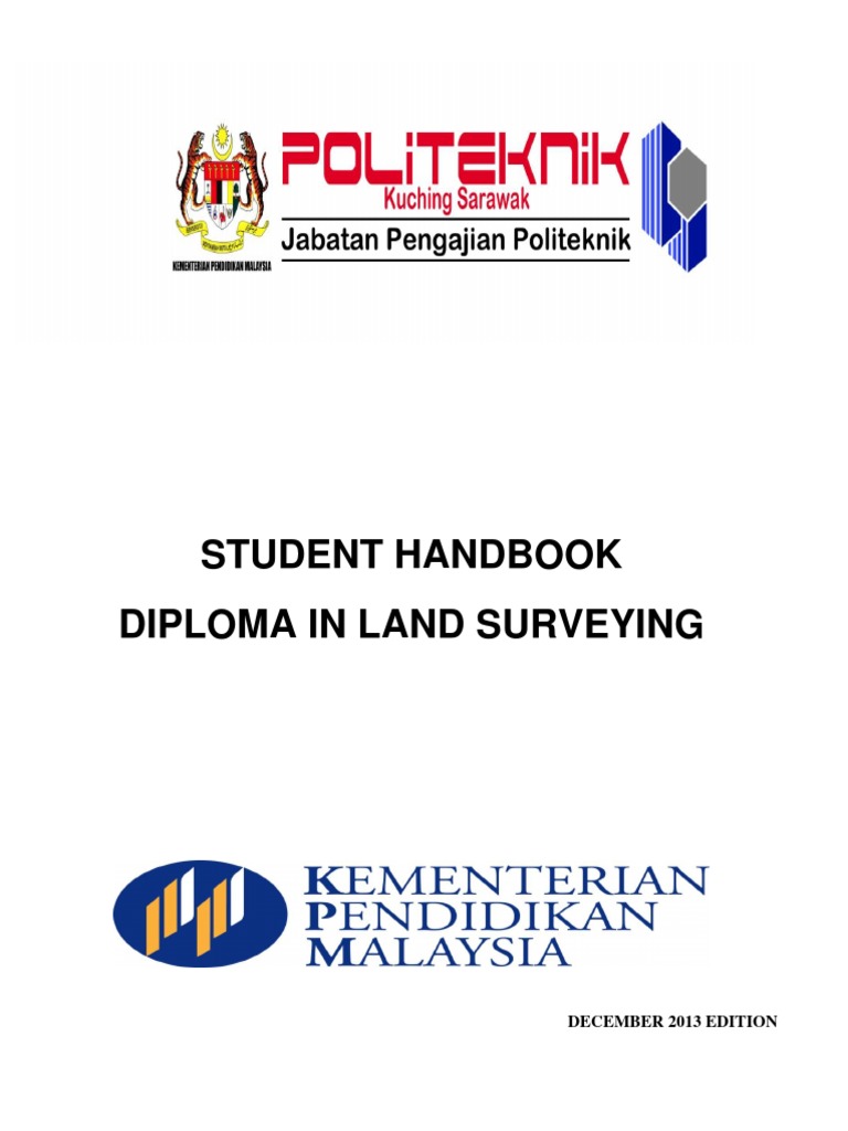 Diploma in Land Surveying Handbook | PDF | Surveying | Geodesy